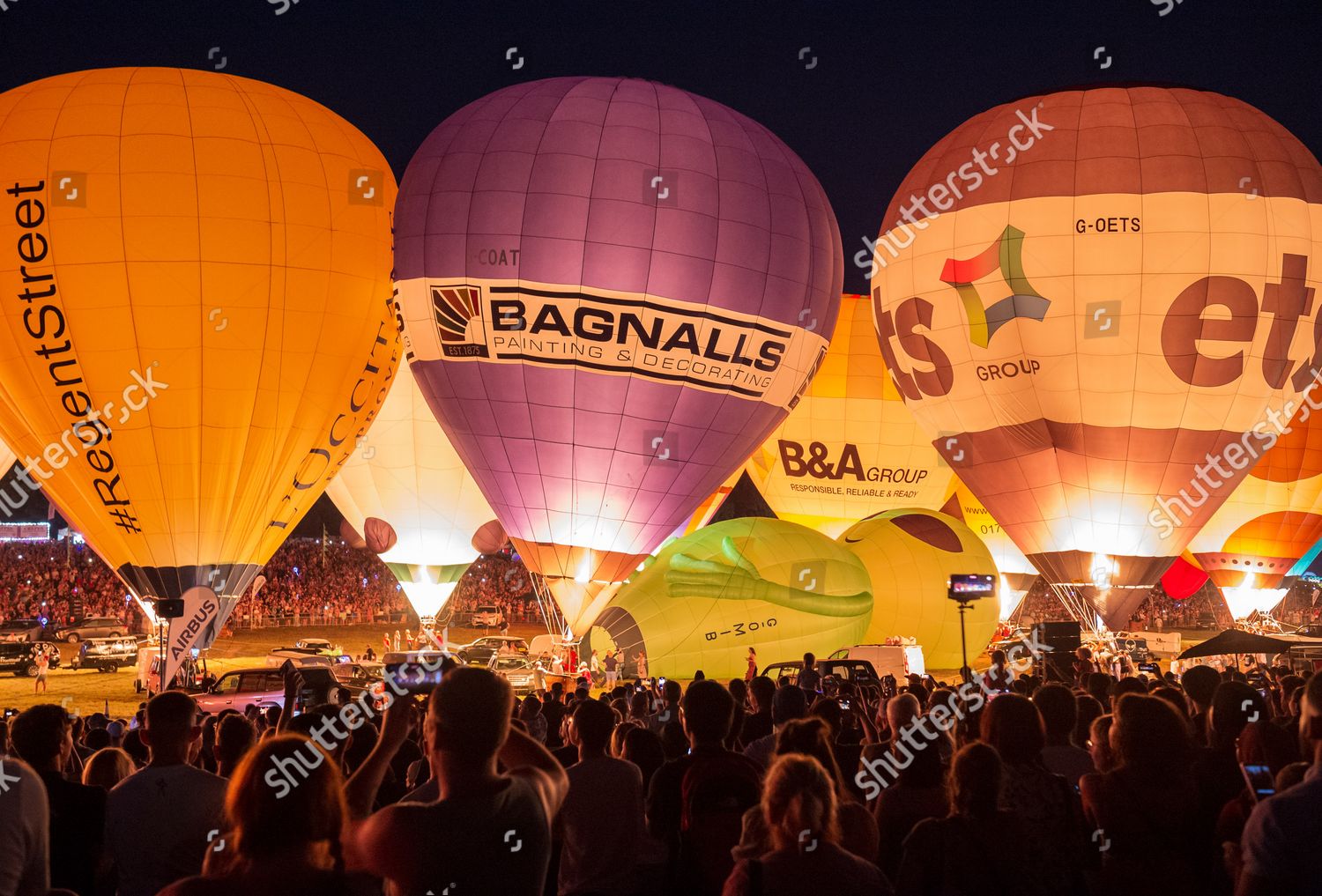 New Alien Special Shape Balloon Reclining Editorial Stock Photo - Stock ...