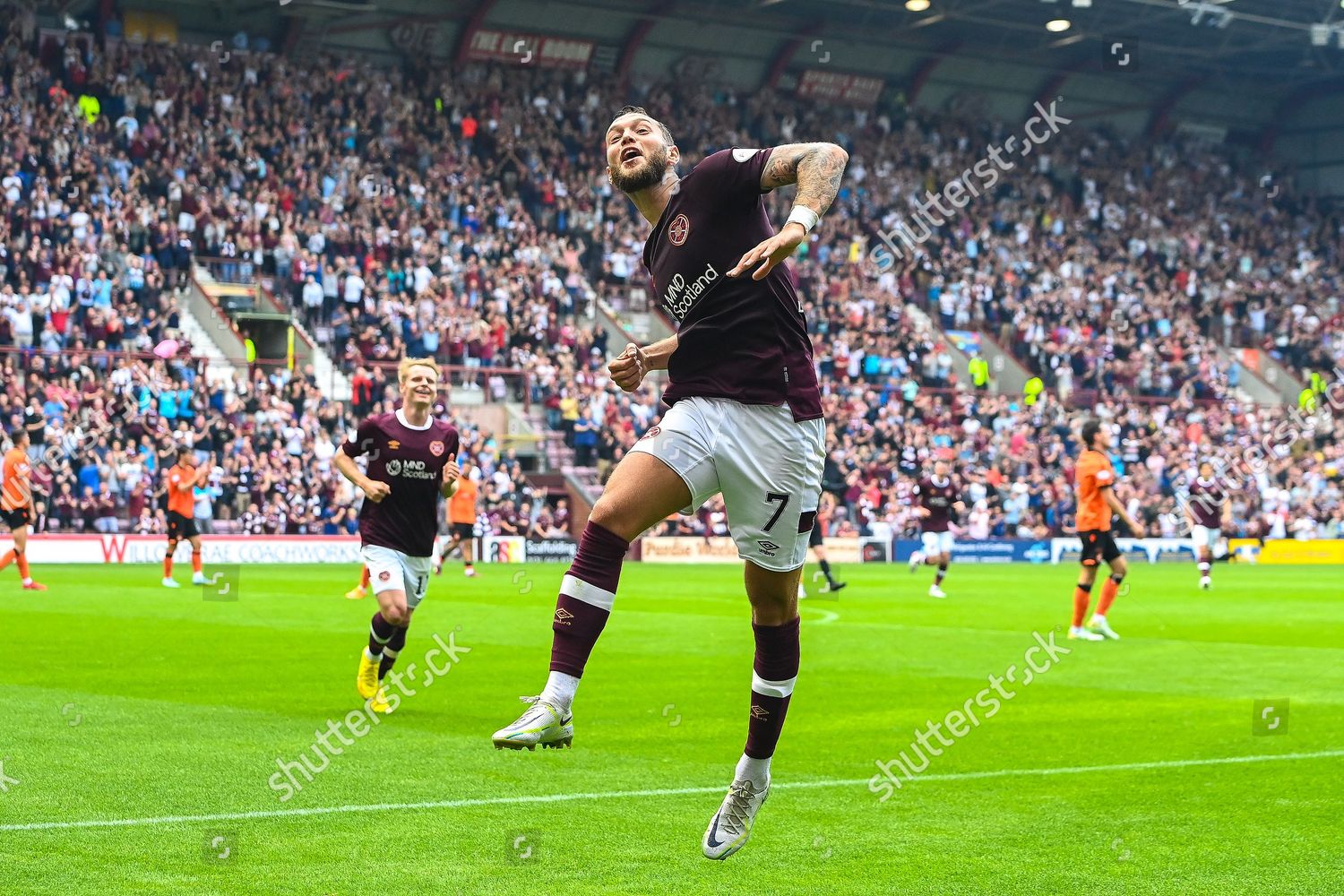 Goal 30 Hearts Jorge Grant Scores Editorial Stock Photo - Stock Image ...