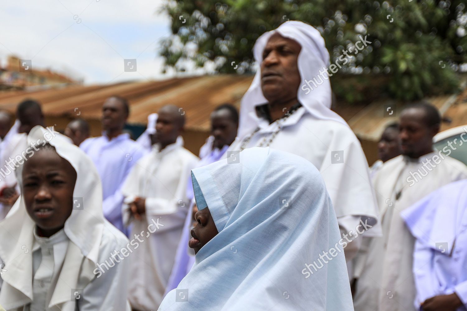 Worshippers Legio Maria Pray Together Church Editorial Stock Photo ...