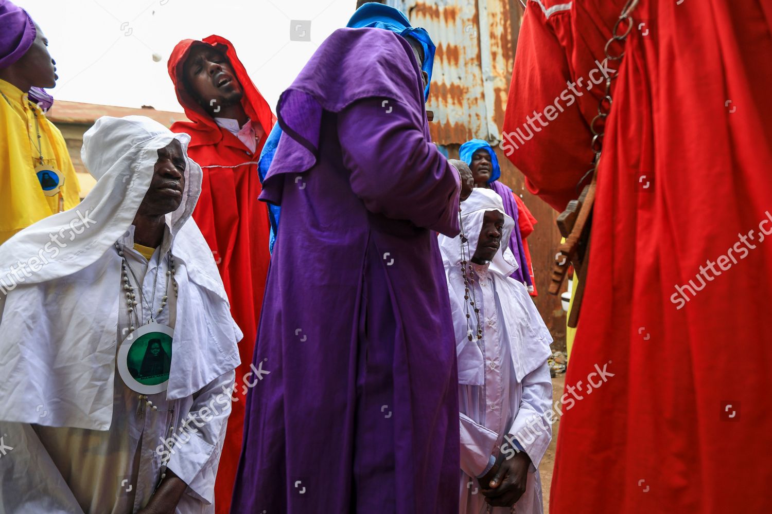 Worshippers Legio Maria Pray Together Church Editorial Stock Photo ...
