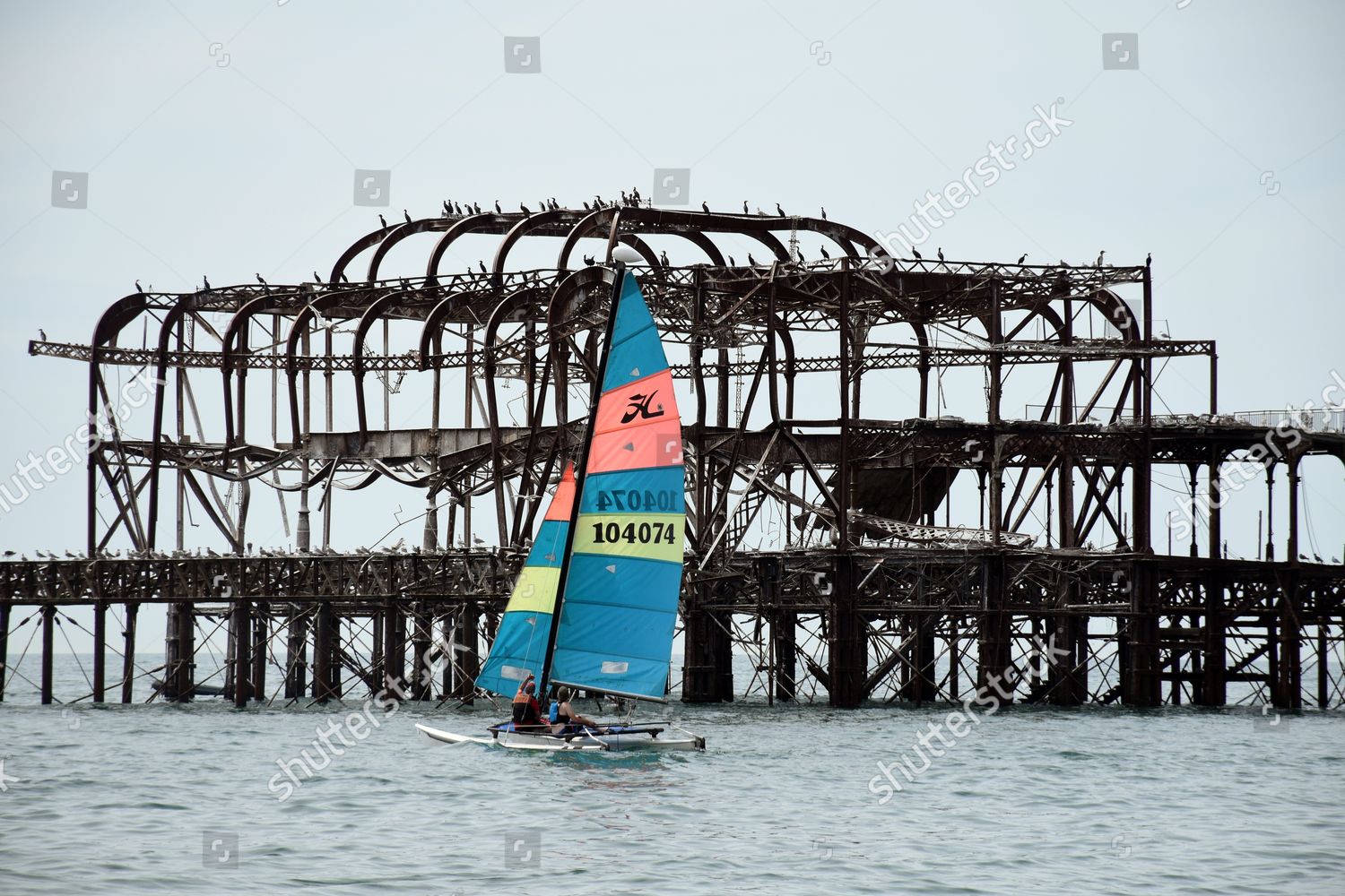 Packed Beaches On Sunday Heat Wave Editorial Stock Photo - Stock Image ...