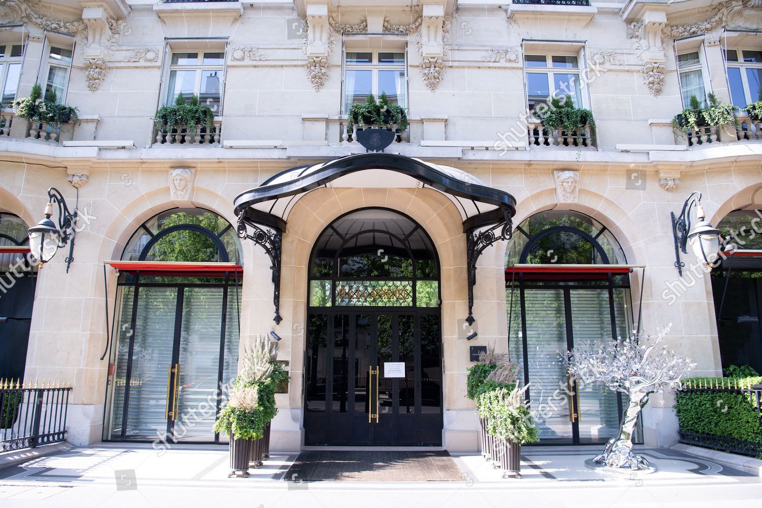 View Closed Plaza Athenee Hotel On Editorial Stock Photo - Stock Image ...