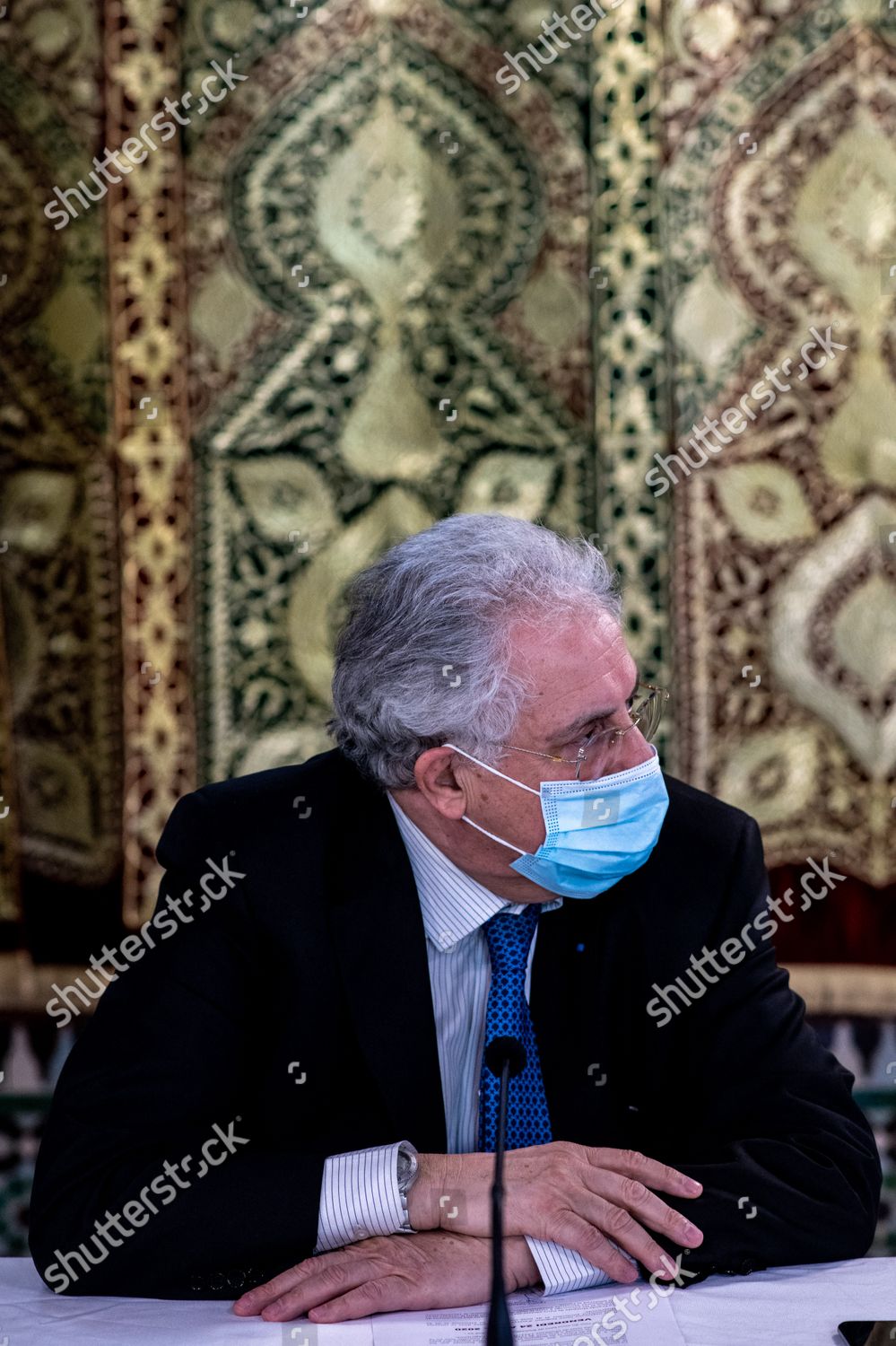 Chemseddine Mohamed Hafiz Dean Great Mosque Editorial Stock Photo ...