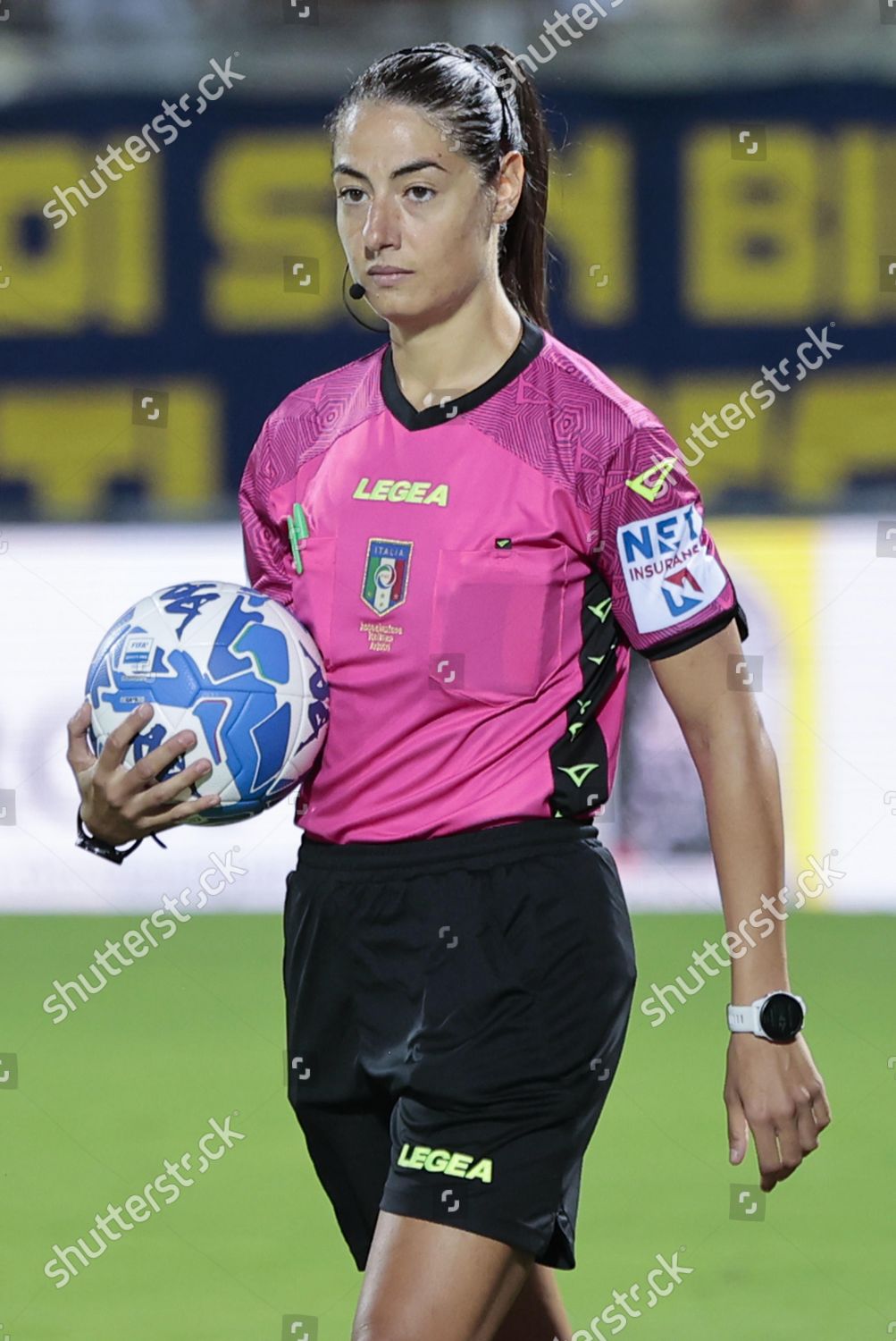 Referee Maria Sole Ferrieri Caputi Arrives Editorial Stock Photo ...