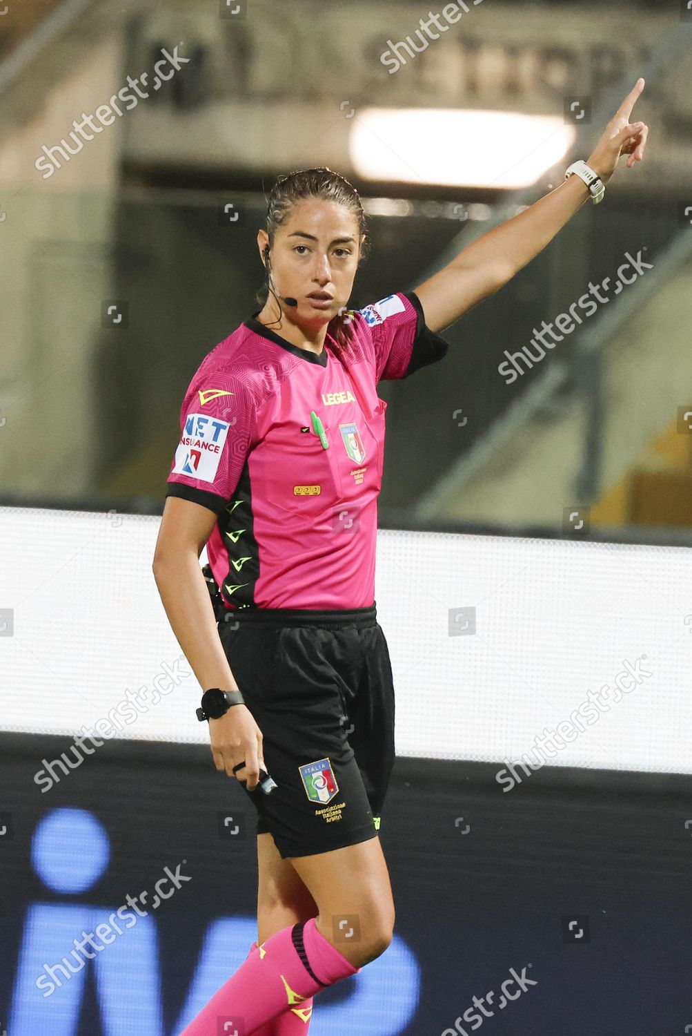 Referee Maria Sole Ferrieri Caputi Reacts Editorial Stock Photo - Stock ...