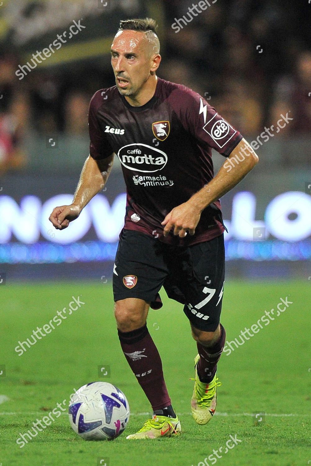 Franck Ribery Player Salernitana During Match Editorial Stock Photo ...