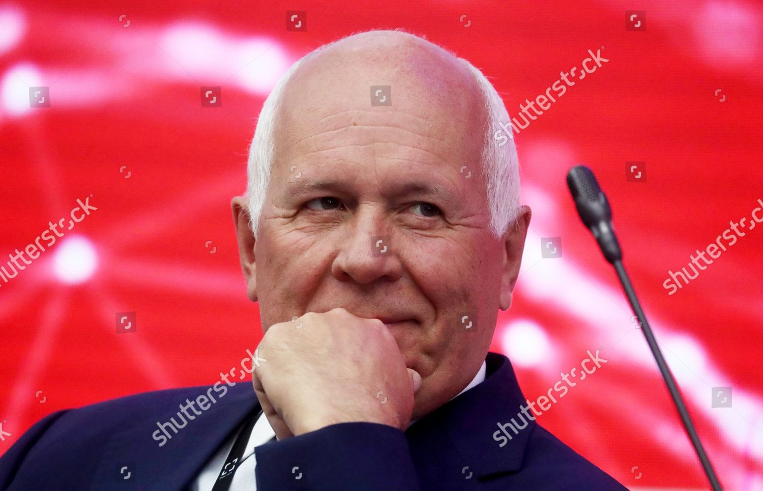 Rostec Ceo Sergey Chemezov Attends Plenary Editorial Stock Photo ...