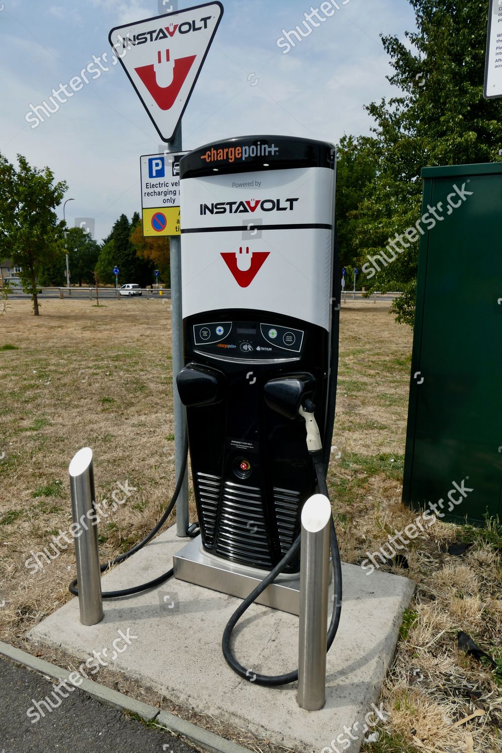 Electric Car Charging Points Emmer Green Editorial Stock Photo - Stock Image | Shutterstock