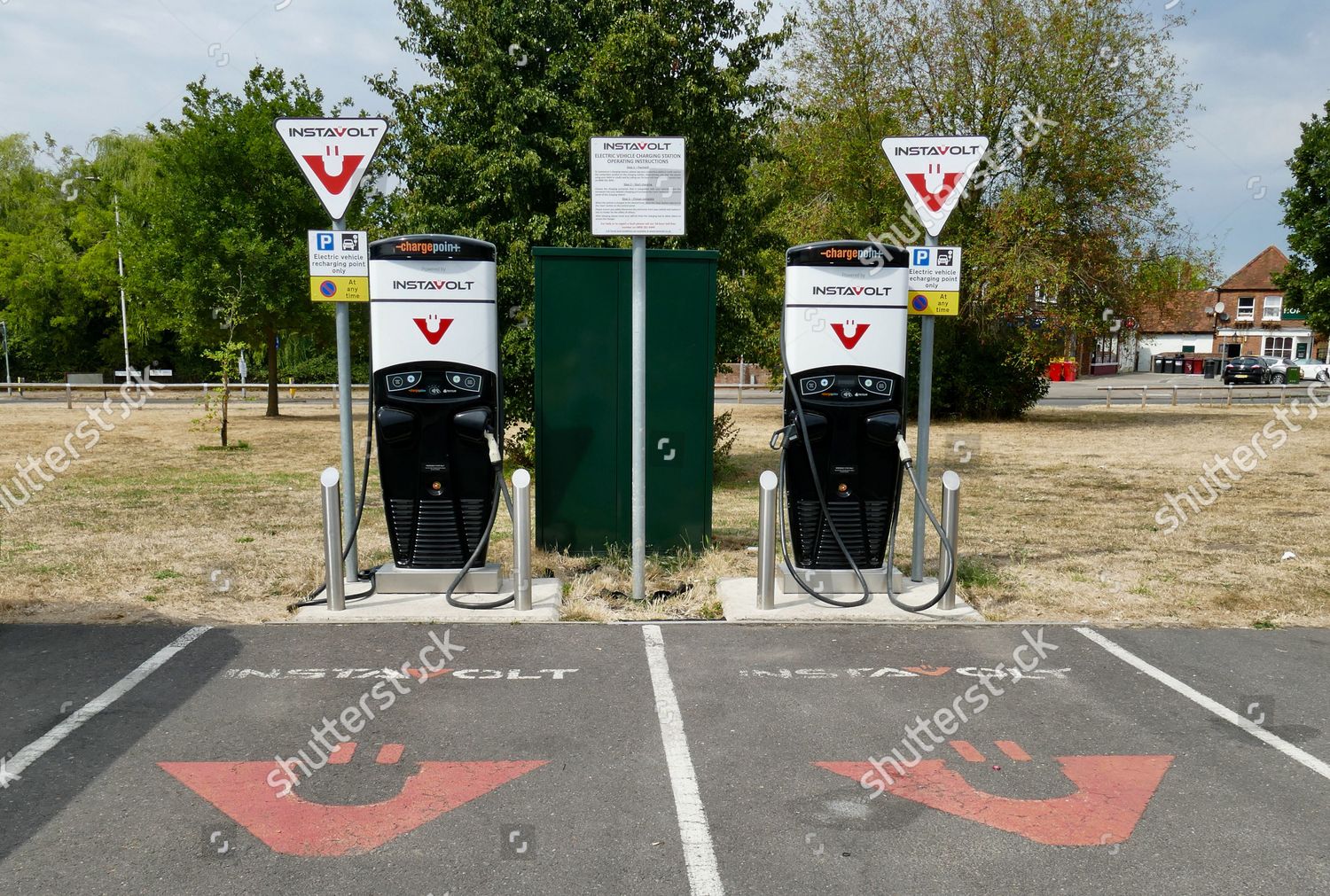 Electric Car Charging Points Emmer Green Editorial Stock Photo - Stock Image | Shutterstock
