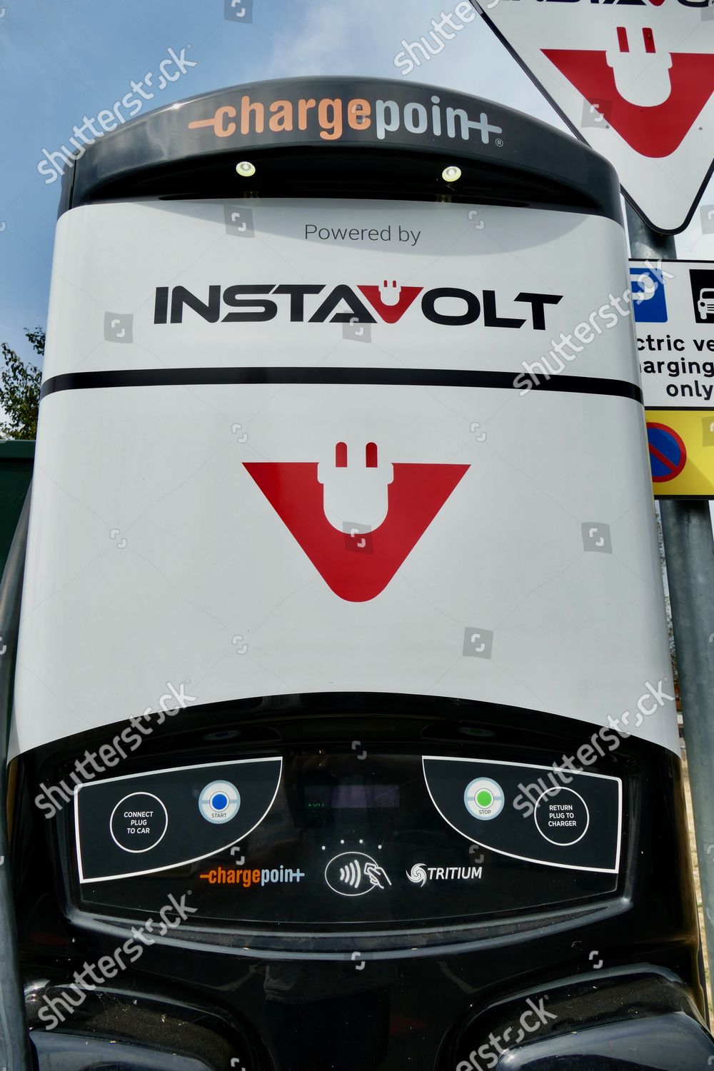 Electric Car Charging Points Emmer Green Editorial Stock Photo - Stock Image | Shutterstock