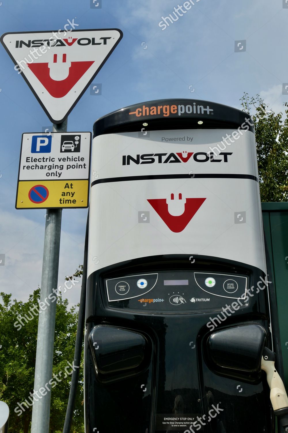 Electric Car Charging Points Emmer Green Editorial Stock Photo - Stock Image | Shutterstock