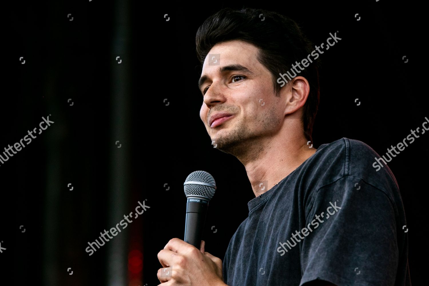 Michael Blaustein Performs Great Outdoor Comedy Editorial Stock Photo ...