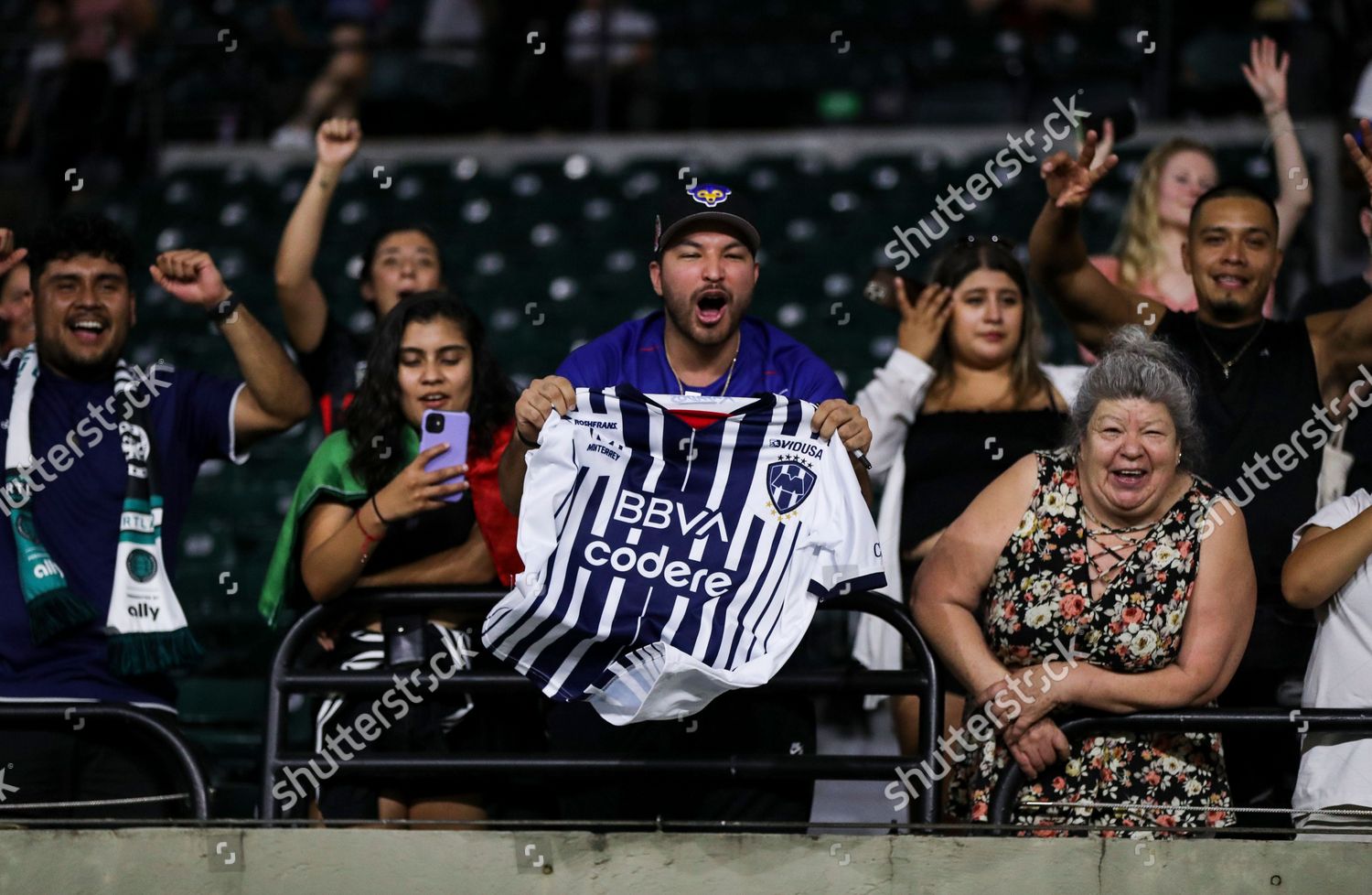 Cf Monterrey Fans Celebrate Full Time Editorial Stock Photo - Stock ...