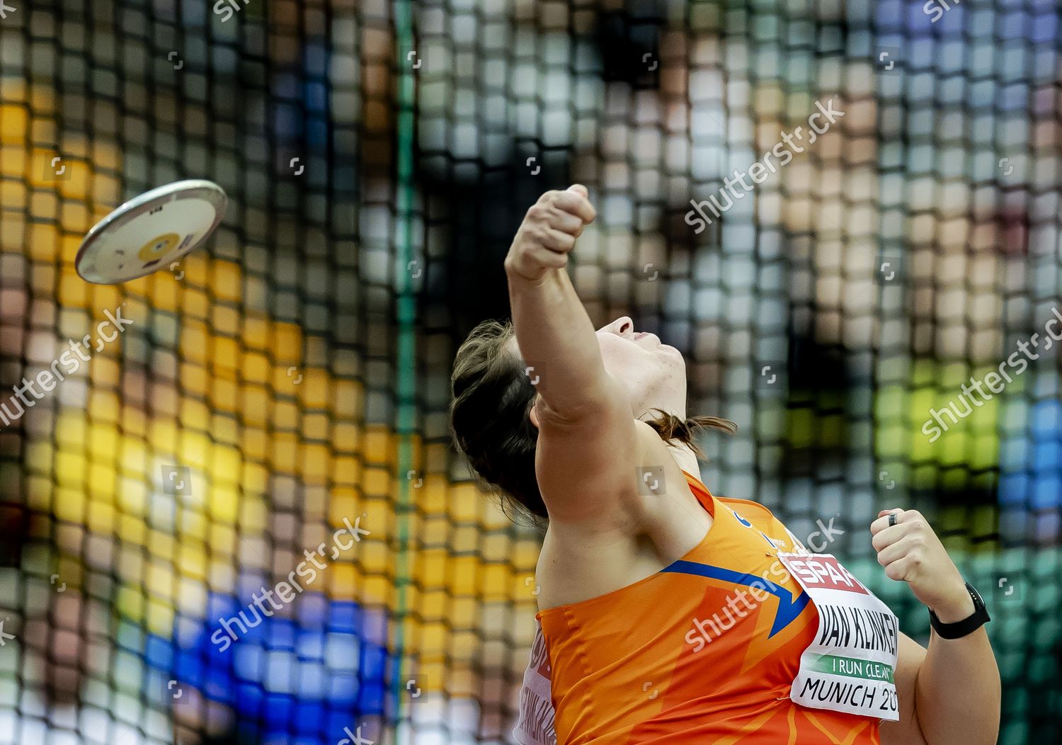 Jorinde Van Klinken Discus Throw Athletics Editorial Stock Photo ...