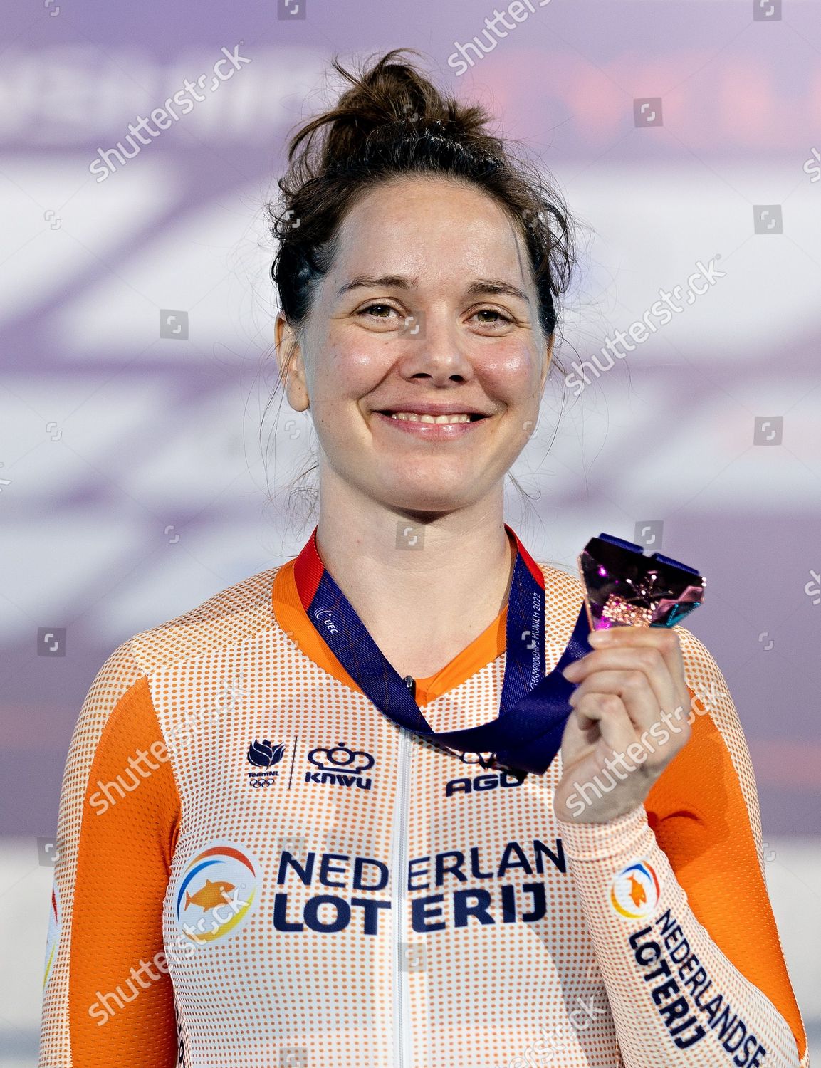 Laurine Van Riessen Bronze Medal During Editorial Stock Photo - Stock ...