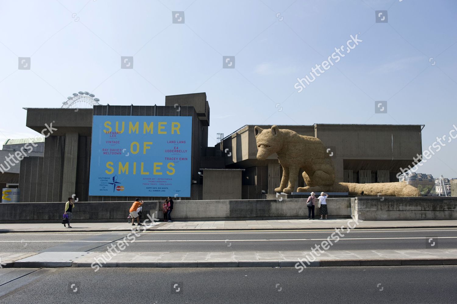 Fox Installation Outside Southbank Centre London Editorial Stock Photo ...