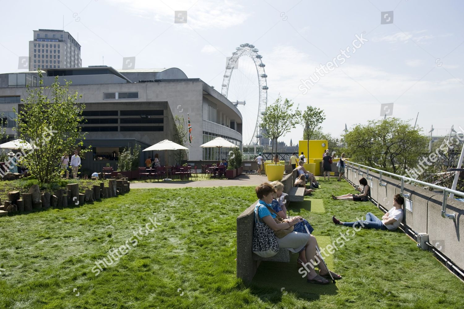Rooftop Garden Southbank London Britain Editorial Stock Photo - Stock ...