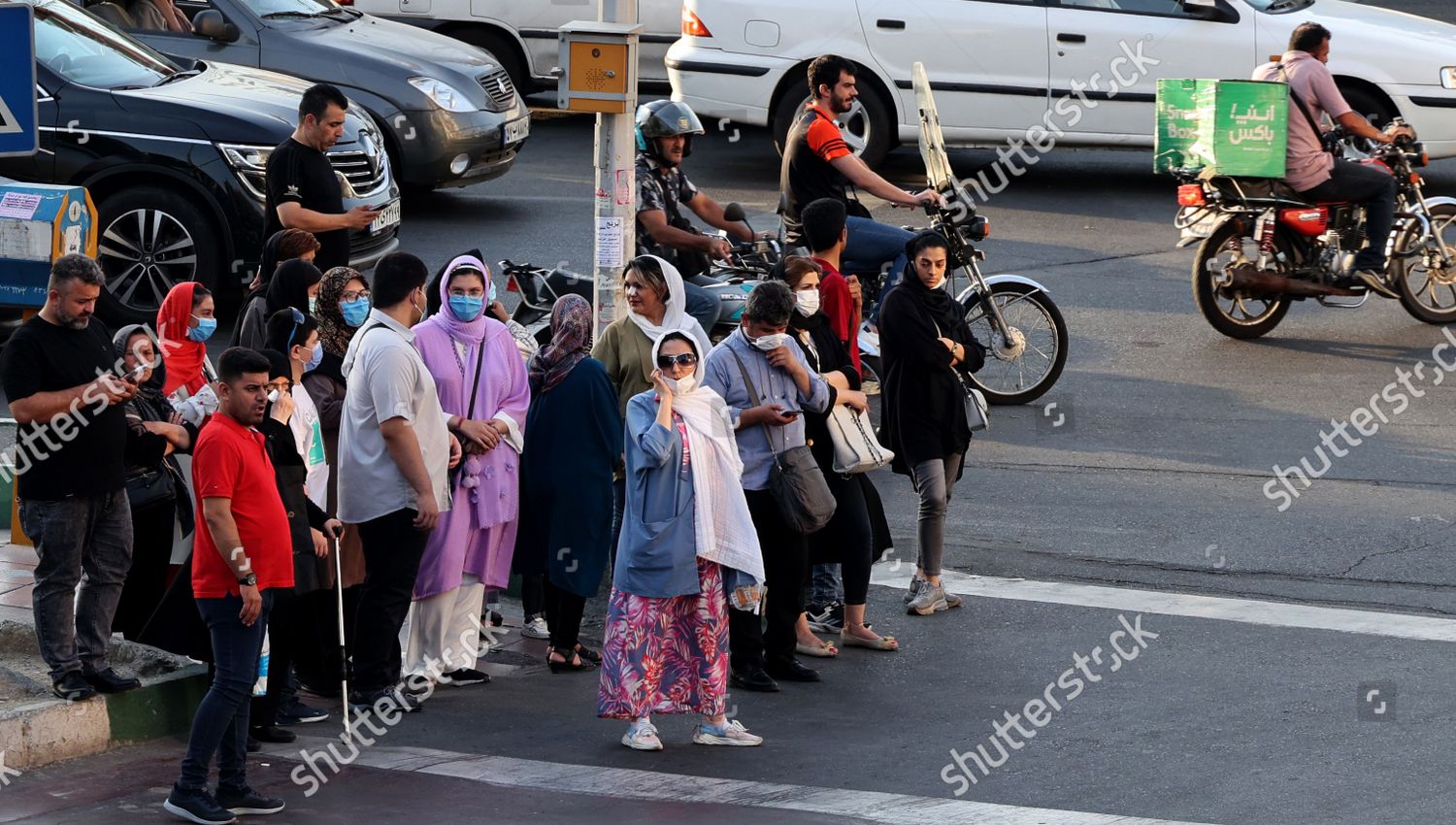 Iranians Walk Street Tehran Iran 16 Editorial Stock Photo - Stock Image ...