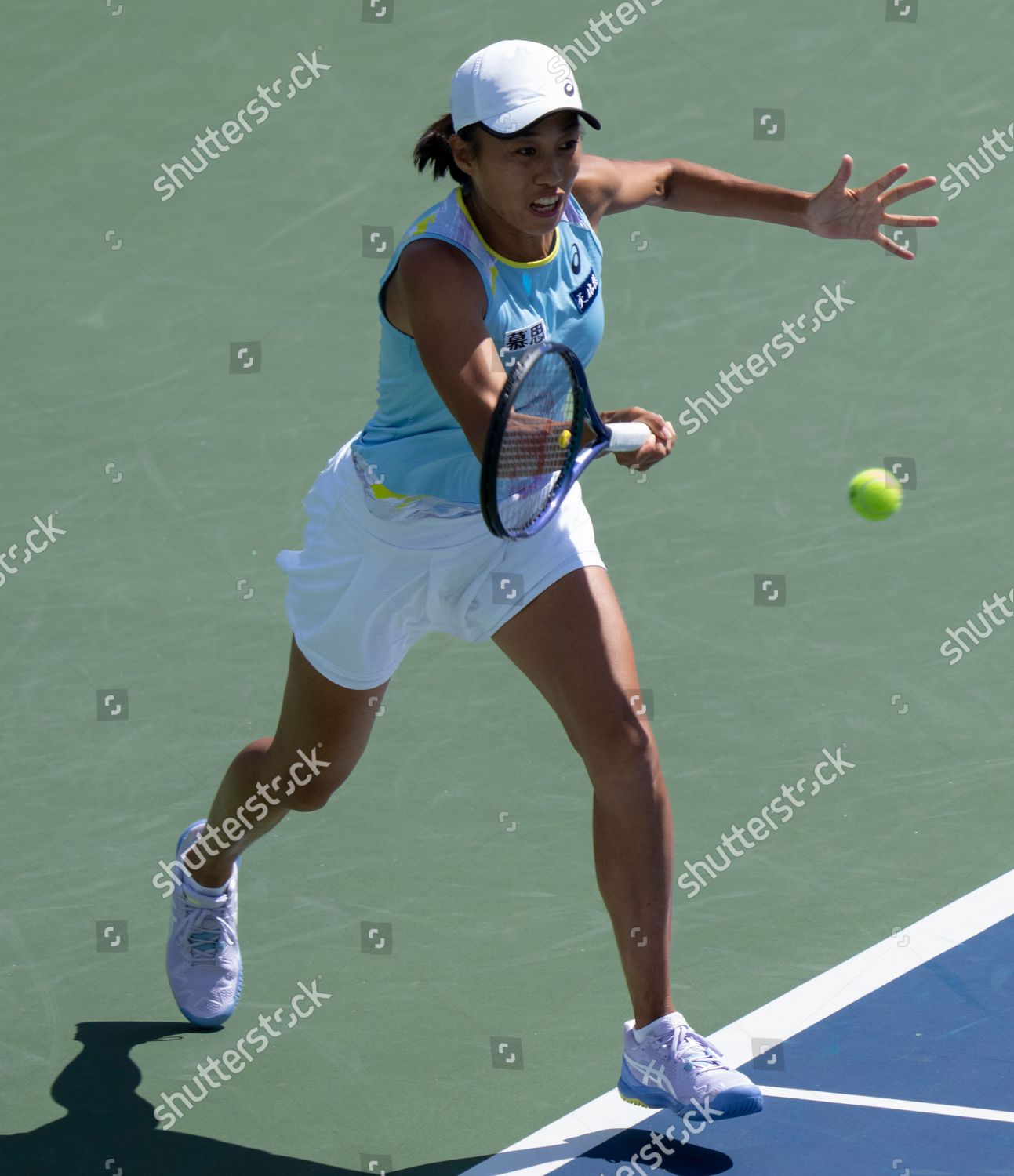 Shuai Zhang Chn Defeated Naomi Osaka Editorial Stock Photo - Stock ...