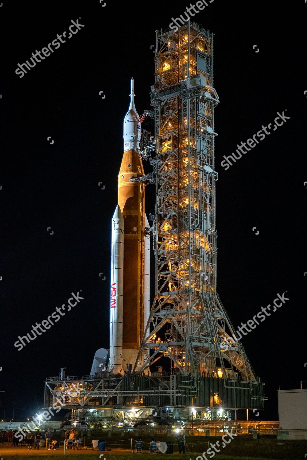 Sls Rocket Orion Capsule Part Artemis Editorial Stock Photo - Stock ...