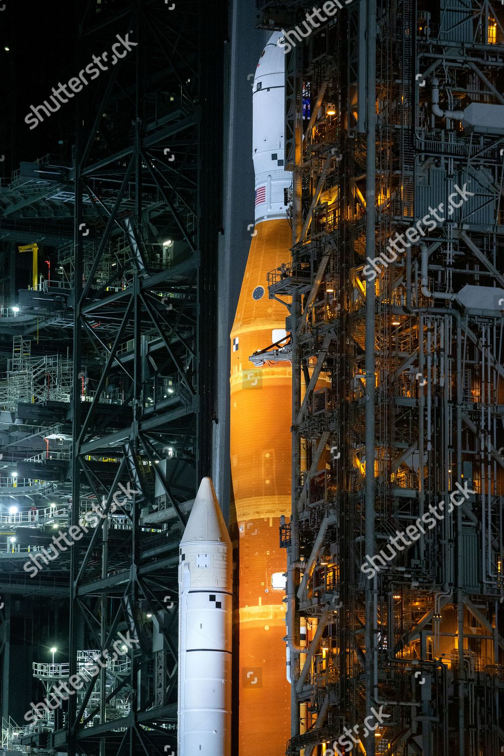 Sls Rocket Orion Capsule Part Artemis Editorial Stock Photo - Stock ...