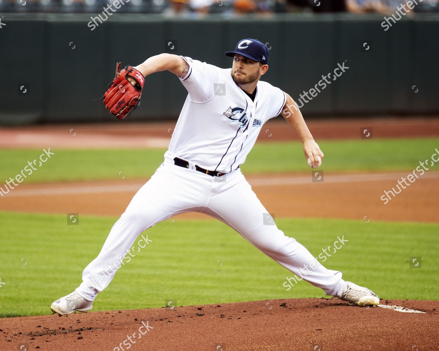 Columbus Clippers Pitcher Konnor Pilkington 41 Editorial Stock Photo ...