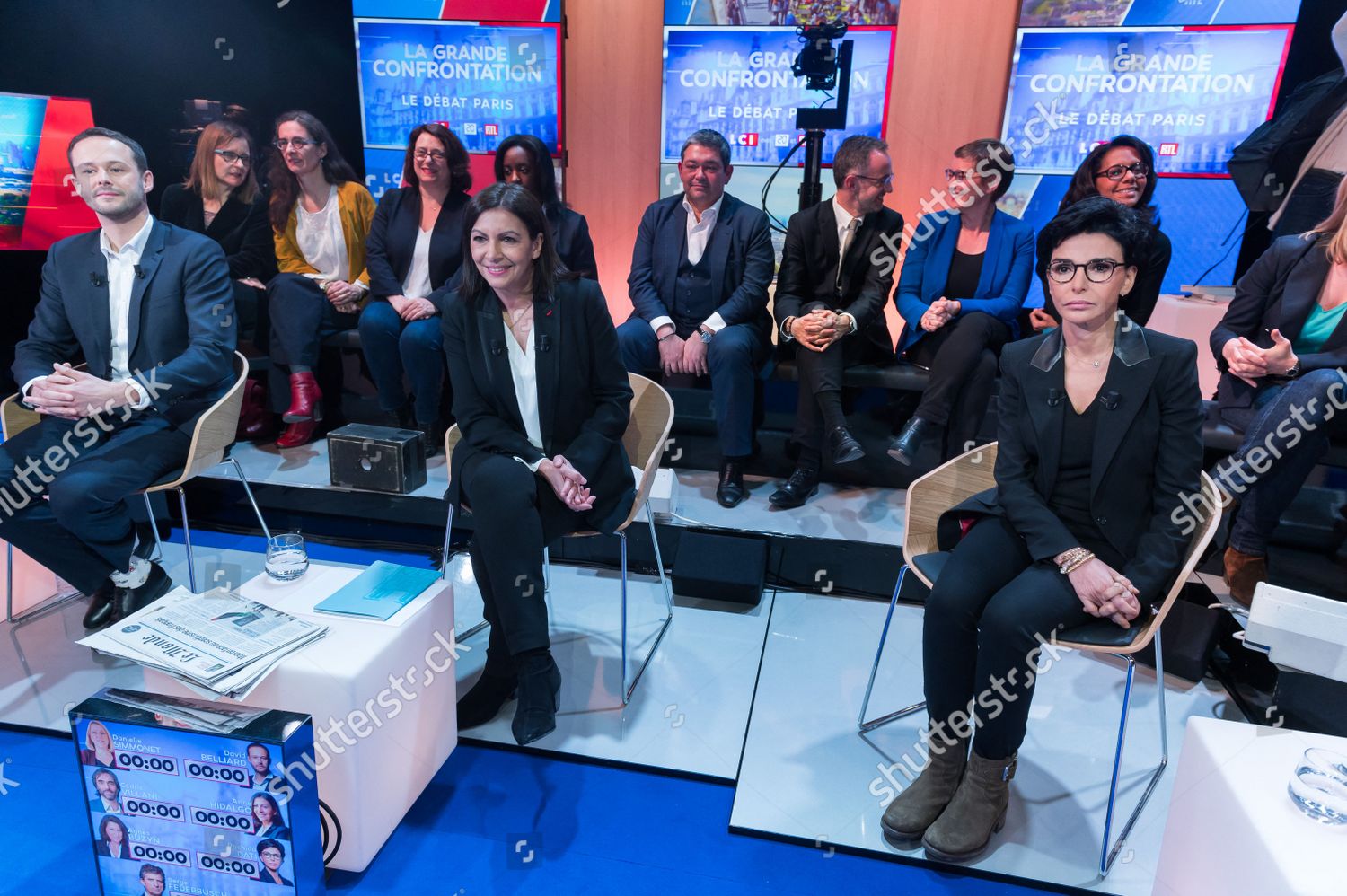 David Belliard Anne Hidalgo Rachida Dati Editorial Stock Photo - Stock ...