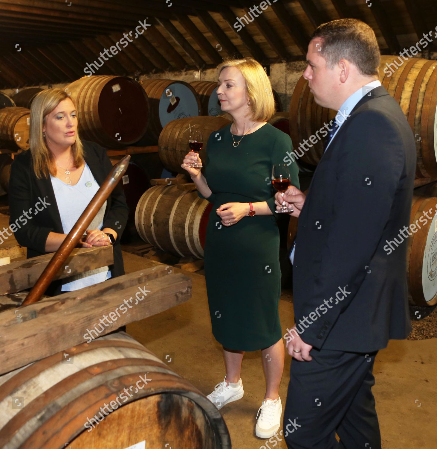 Liz Truss Who Wearing Pair Training Editorial Stock Photo - Stock Image ...