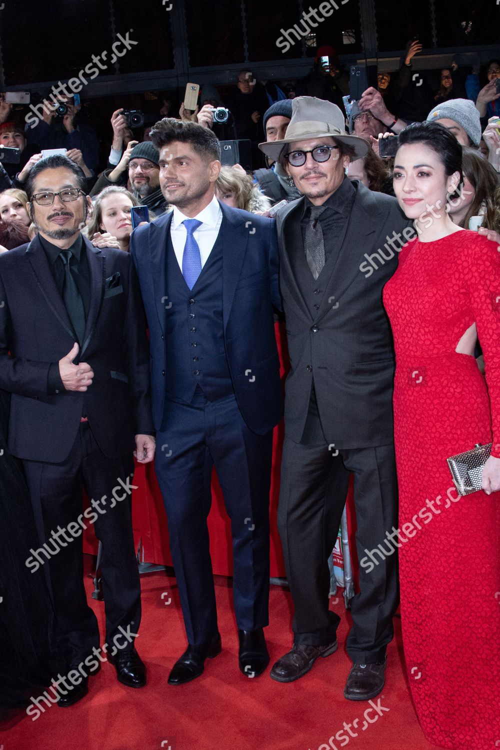Hiroyuki Sanada Johnny Depp Minami Director Editorial Stock Photo ...