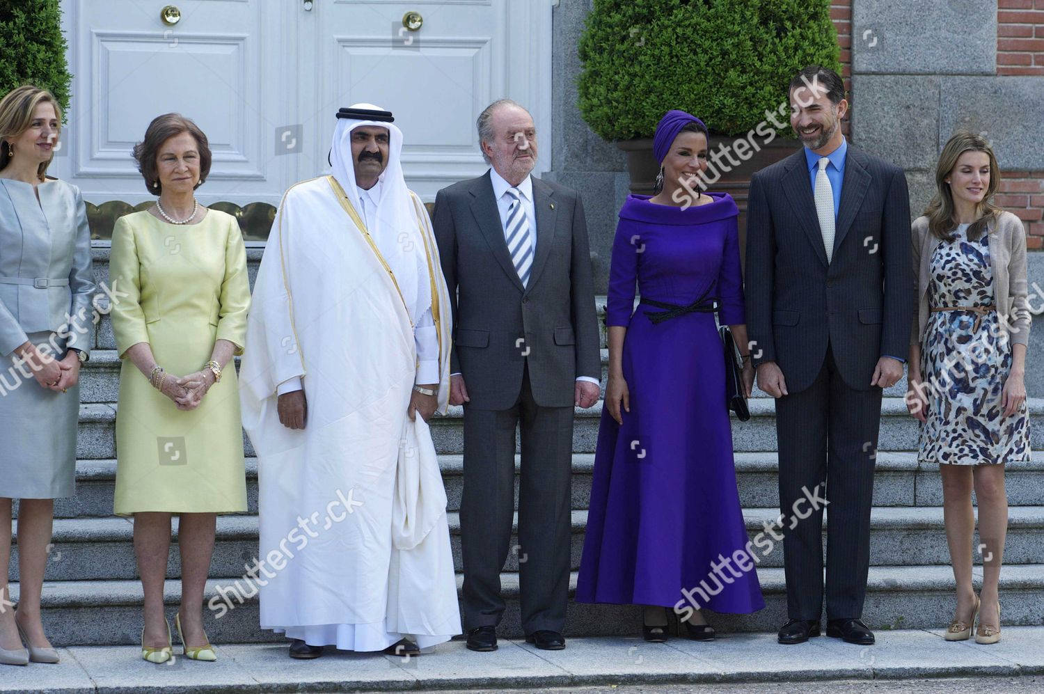 Princess Cristina Queen Sofia Sheikh Hamad Editorial Stock Photo ...