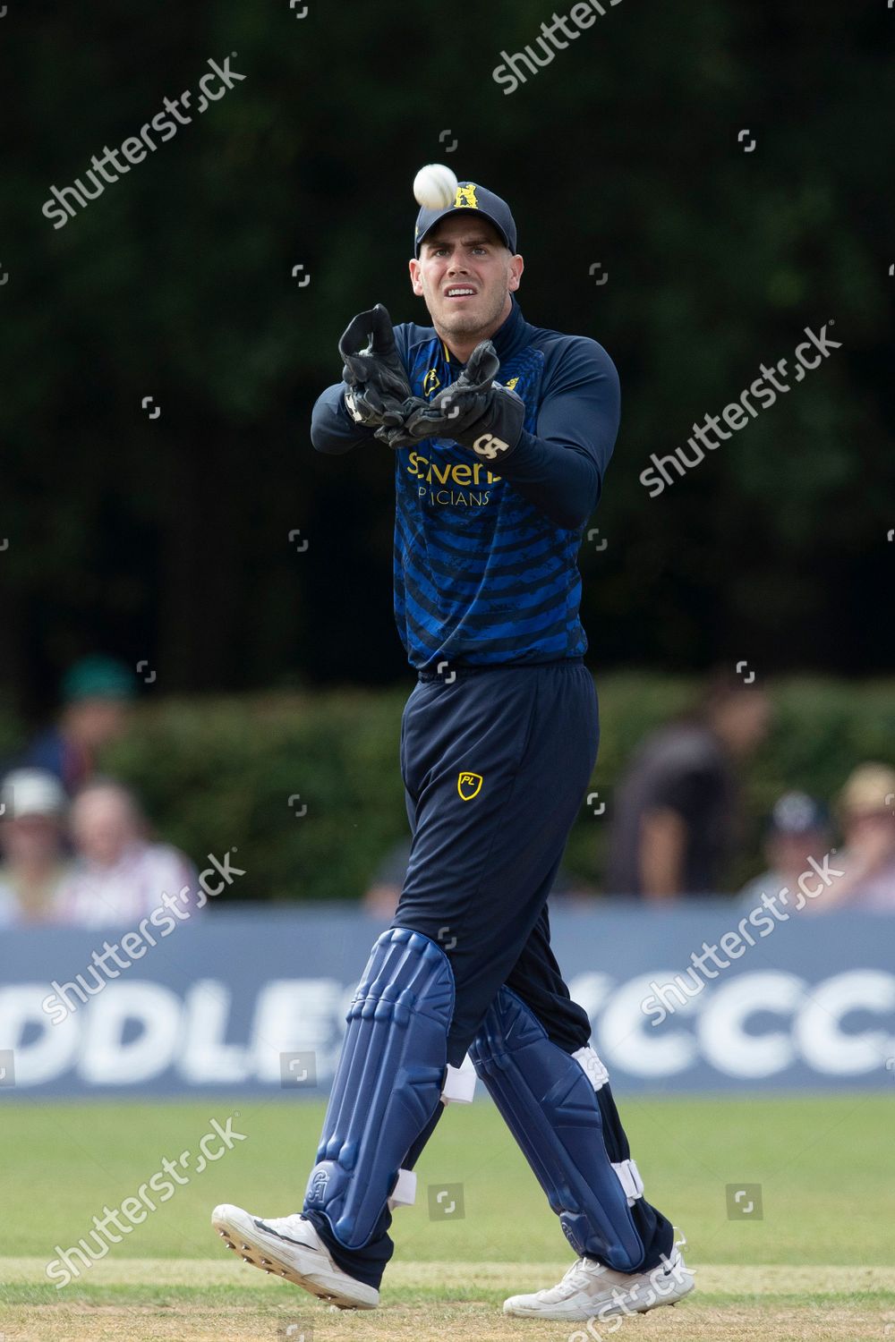 Michael Burgess Warwickshire Ccc During Middlesex Editorial Stock Photo ...