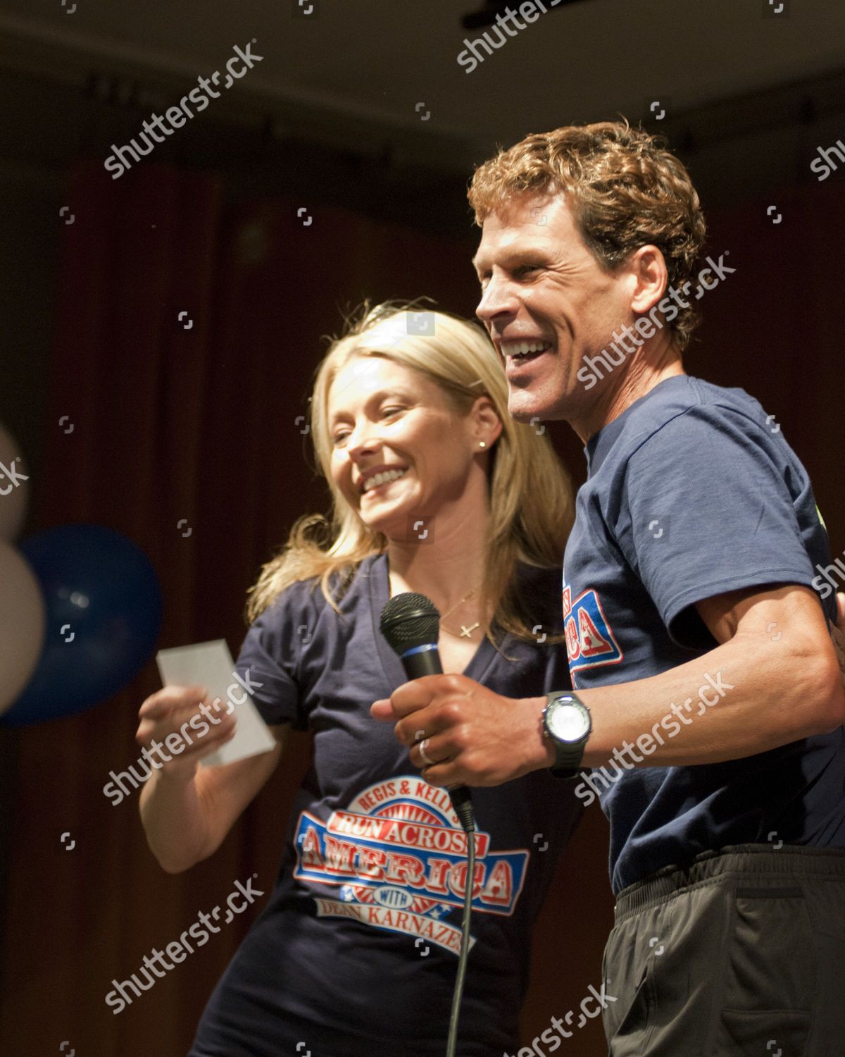 Kelly Ripa Joined By Dean Karnazes Editorial Stock Photo - Stock Image ...