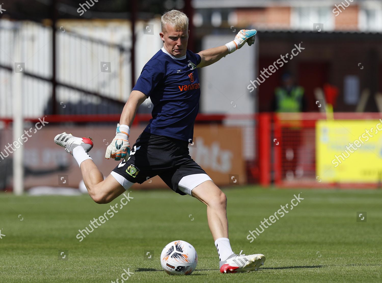 Yeovil Town Keeper Will Buse During Editorial Stock Photo - Stock Image ...