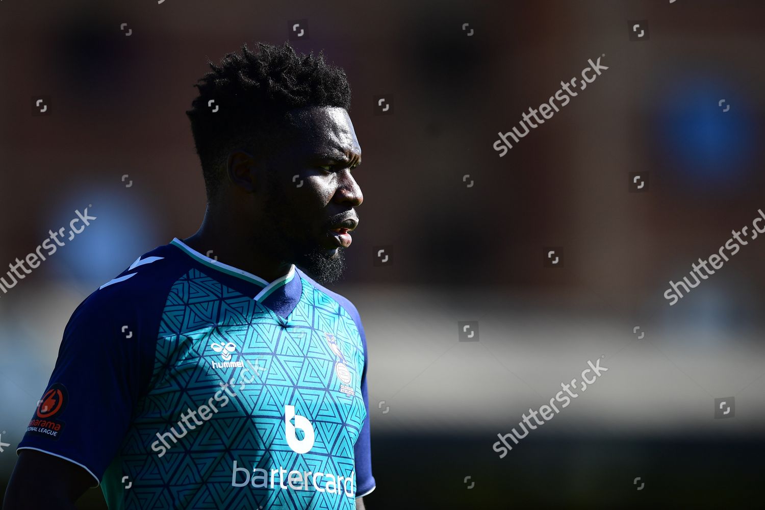Mike Fondop Oldham Athletic During Vanarama Editorial Stock Photo ...