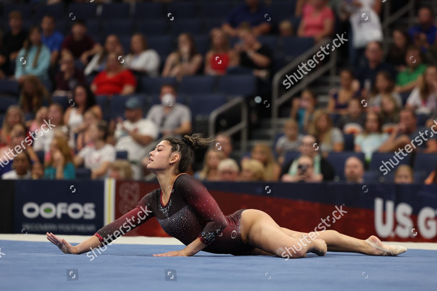 Kayla Dicello Hills Gymnastics During Senior Editorial Stock Photo ...