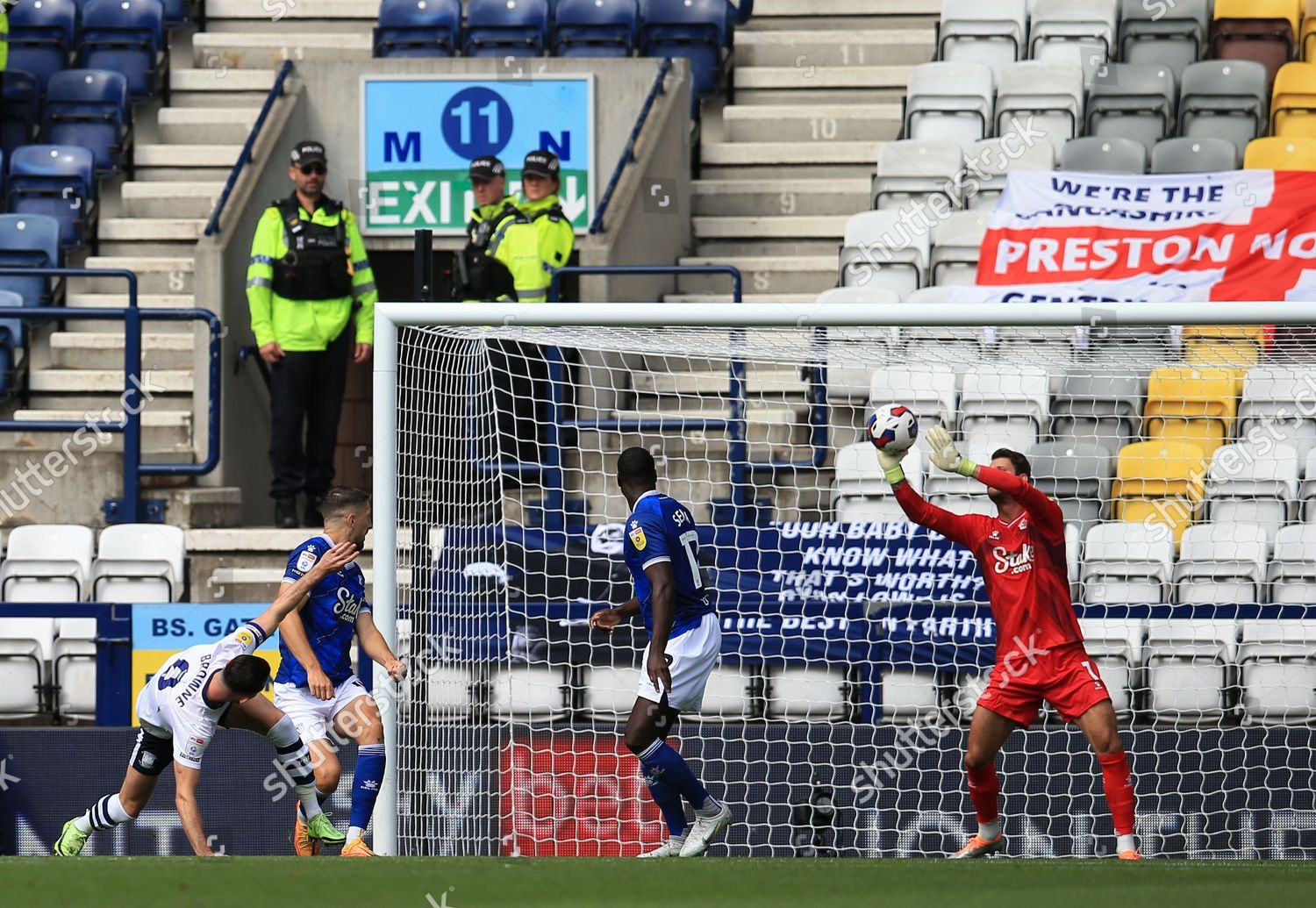 Watford Goalkeeper Daniel Bachmann Saves Alan Editorial Stock Photo ...