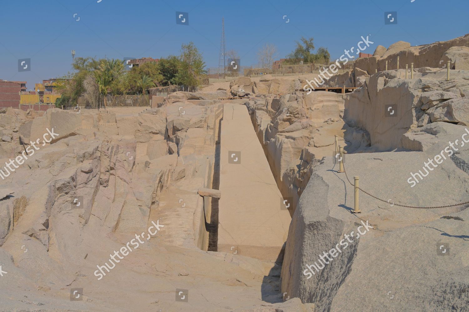 Quarry Unfinished Obelisk Aswan Egypt Editorial Stock Photo - Stock ...