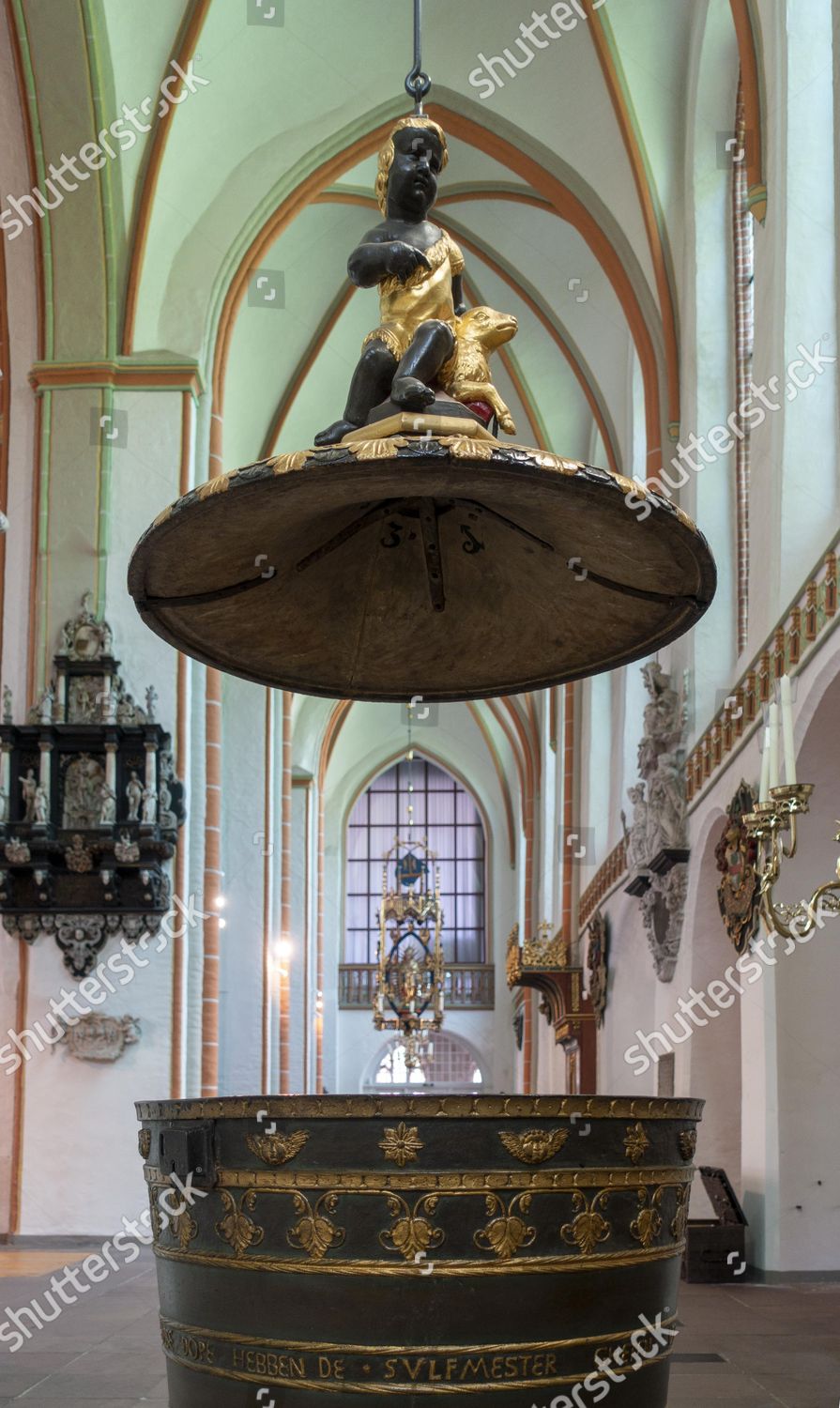 Baptismal Font Main Protestant Church St Editorial Stock Photo - Stock ...
