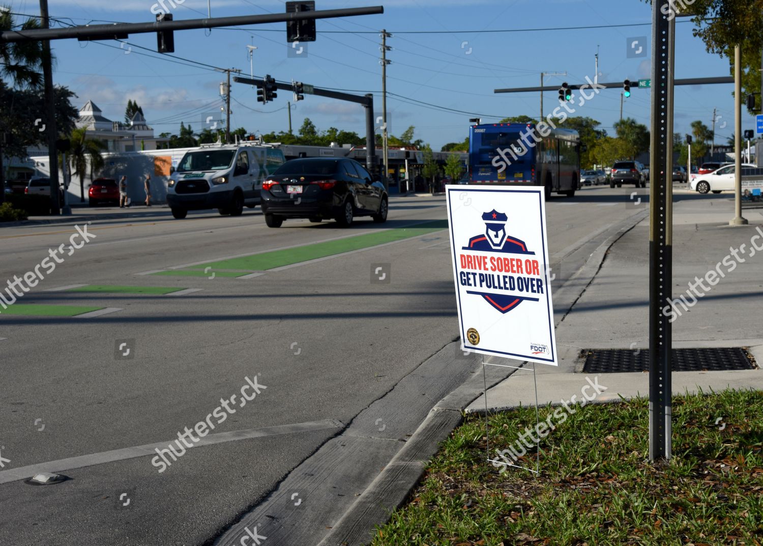 Drive Sober Get Pulled Over Sign Editorial Stock Photo - Stock Image ...