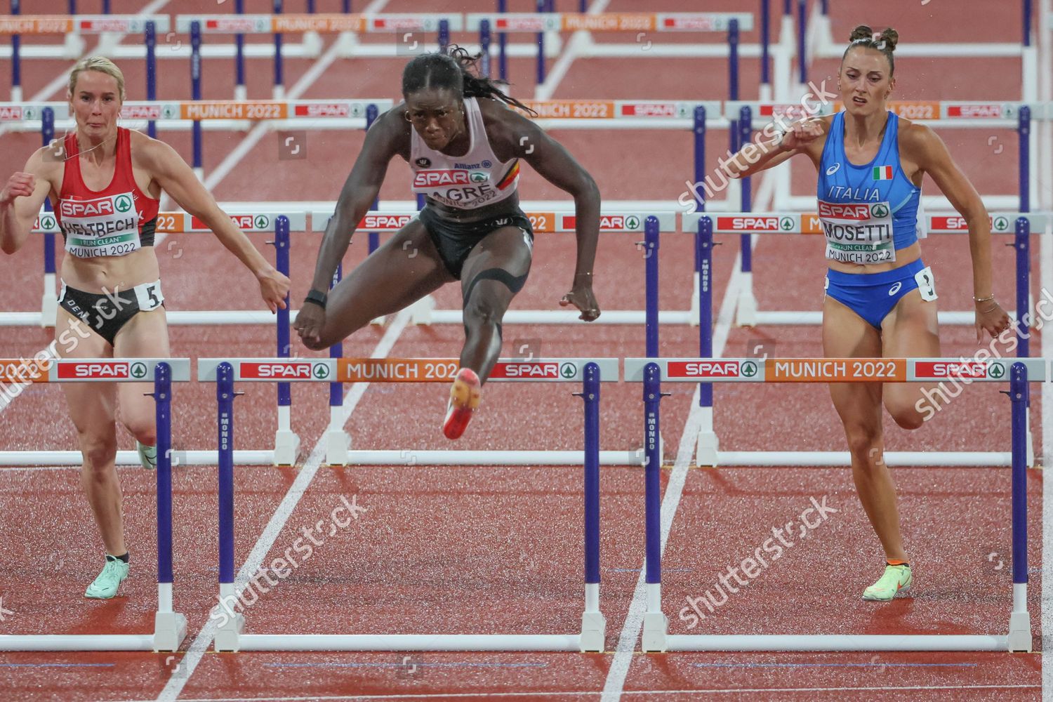 Belgian Athlete Anne Zagre Action During Editorial Stock Photo - Stock ...