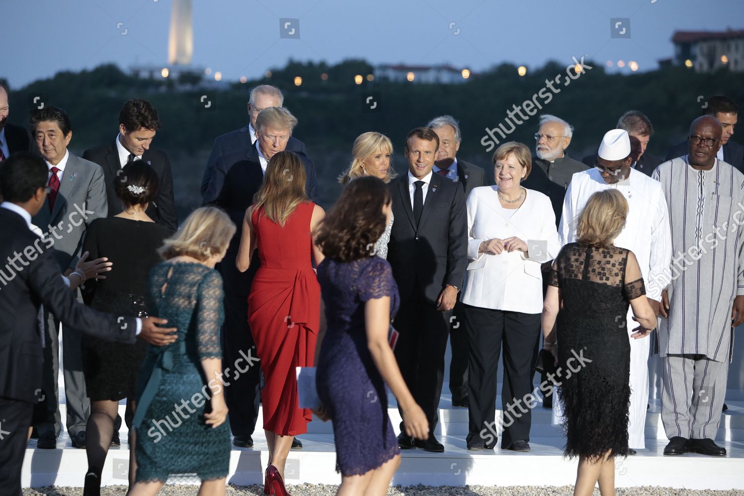 G7 Leaders Guests Pose Family Picture Editorial Stock Photo - Stock ...