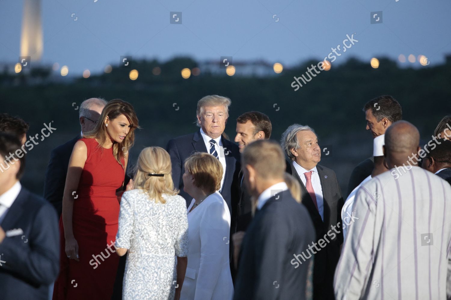 G7 Leaders Guests Pose Family Picture Editorial Stock Photo - Stock ...