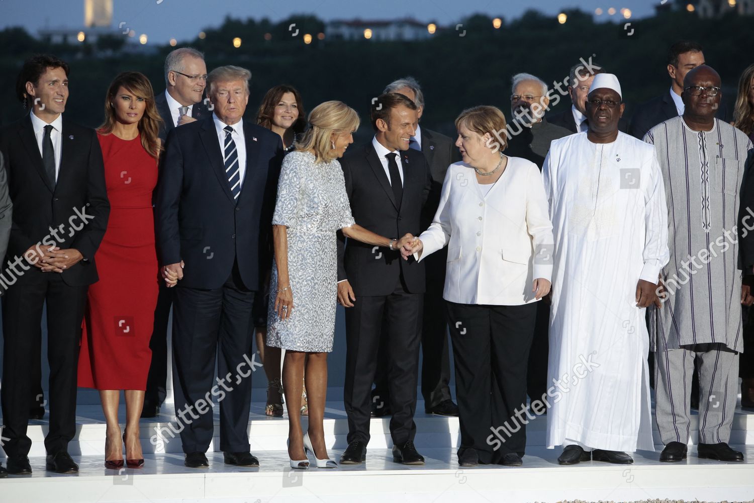 G7 Leaders Guests Pose Family Picture Editorial Stock Photo - Stock ...