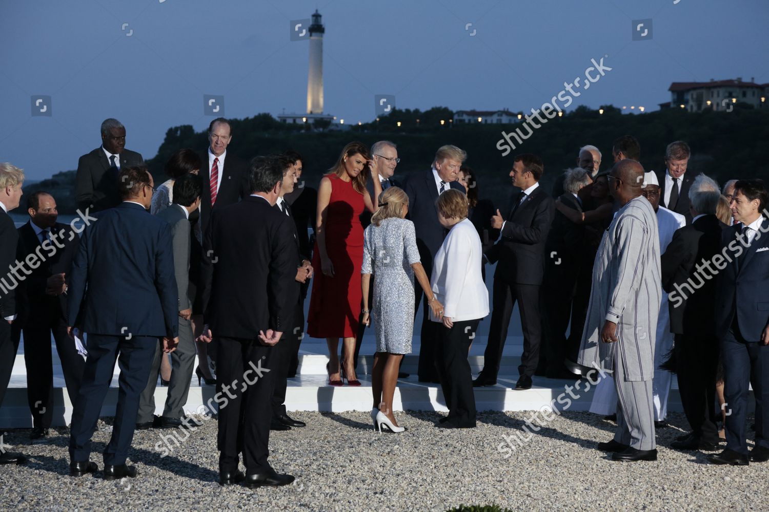 G7 Leaders Guests Pose Family Picture Editorial Stock Photo - Stock ...