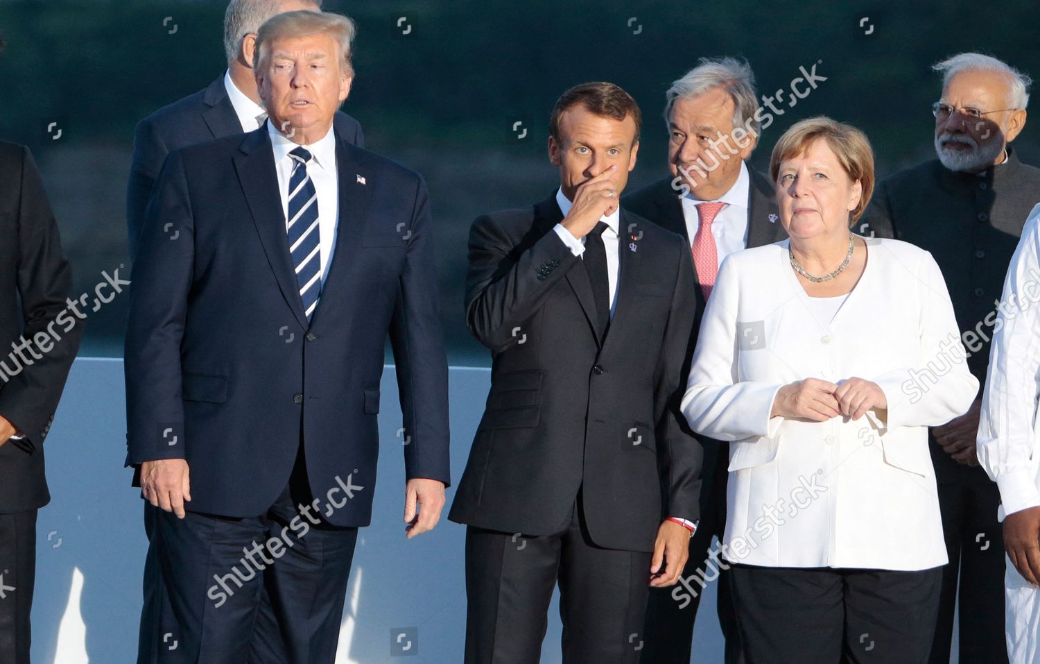 G7 Leaders Guests Pose Family Picture Editorial Stock Photo - Stock ...