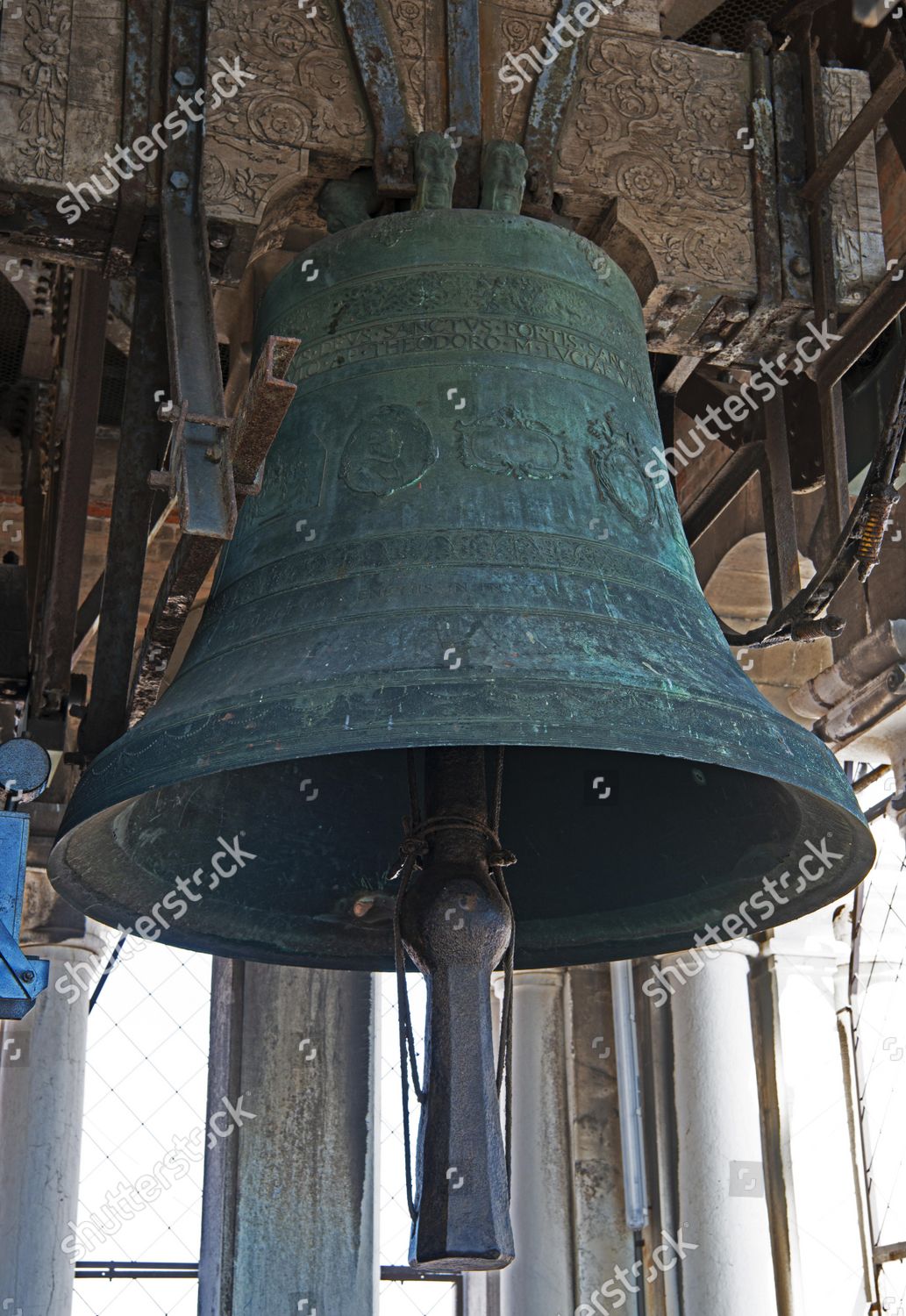 Historic Bells Campanile Bell Centre San Editorial Stock Photo - Stock ...