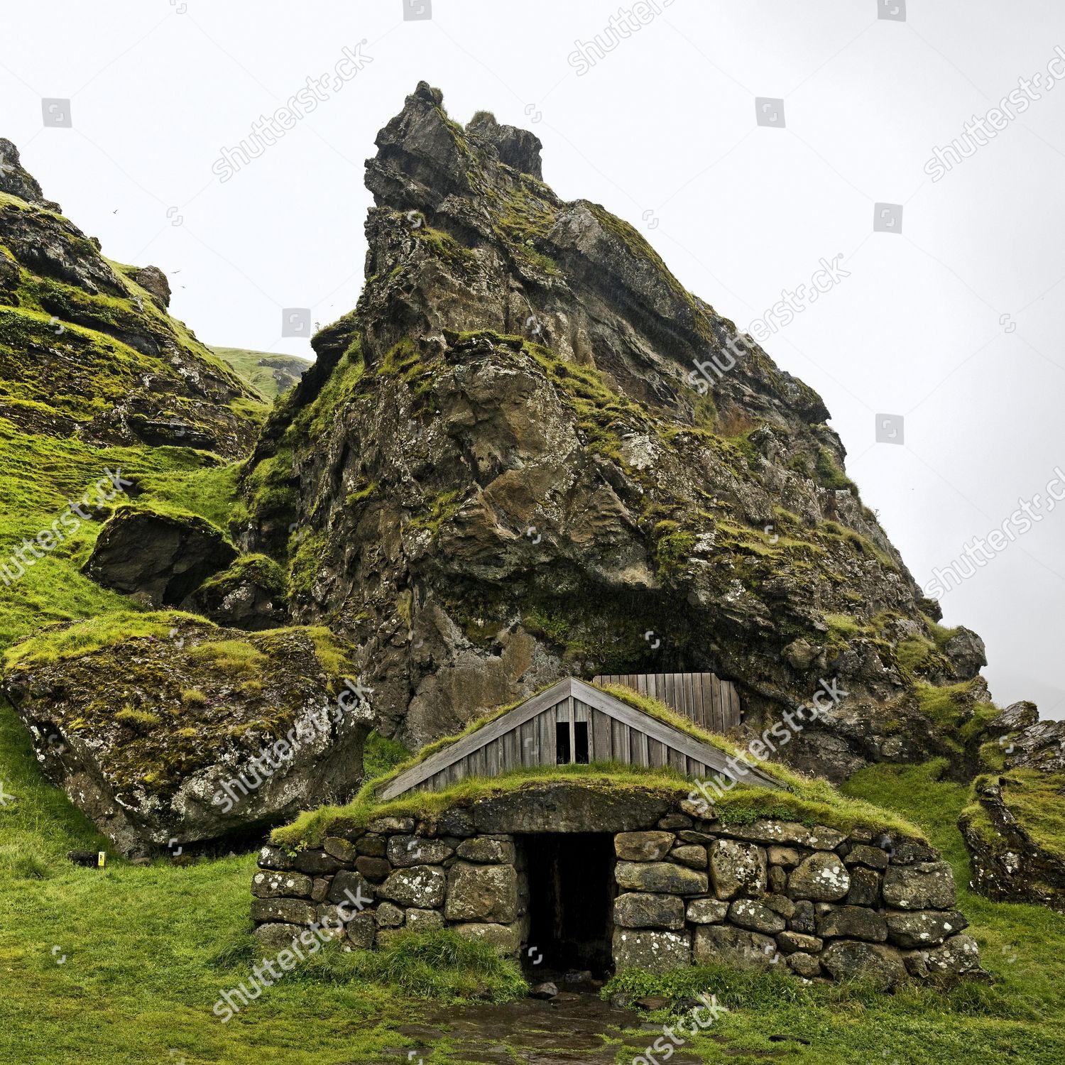Rutshellir Natural Cave That Has Been Editorial Stock Photo - Stock ...