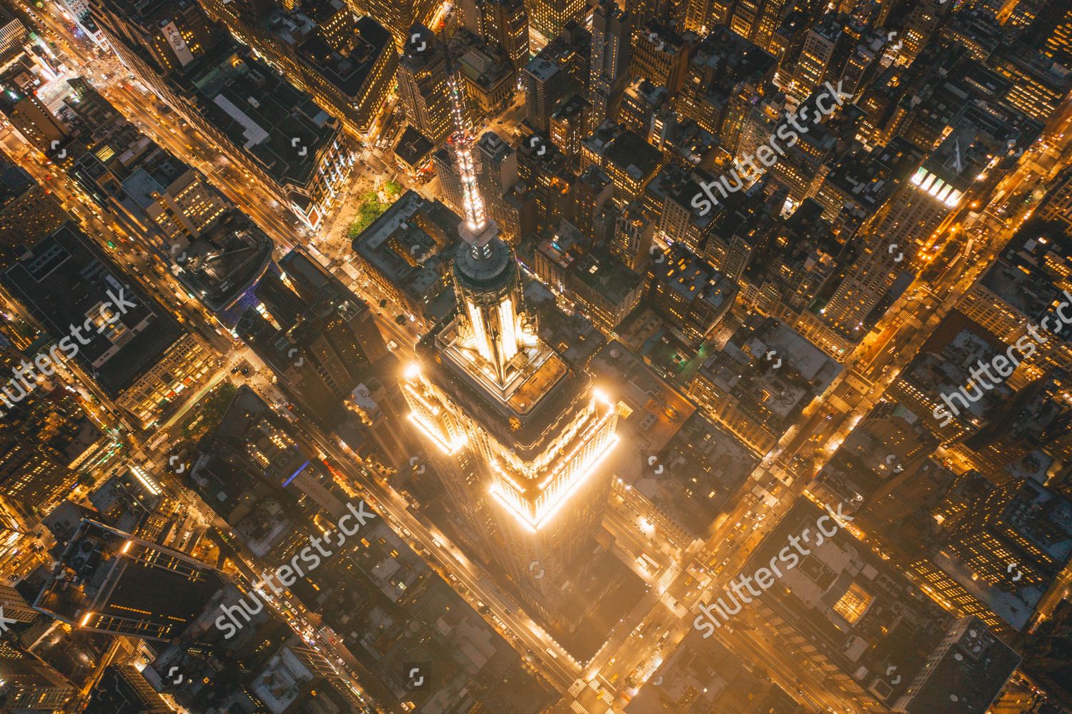 Breathtaking Aerial View Empire State Building Editorial Stock Photo - Stock Image | Shutterstock