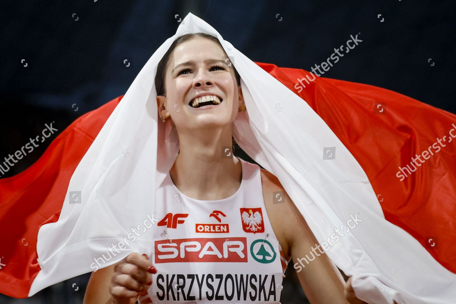 Pia Skrzyszowska Poland Reacts After Winning Editorial Stock Photo ...