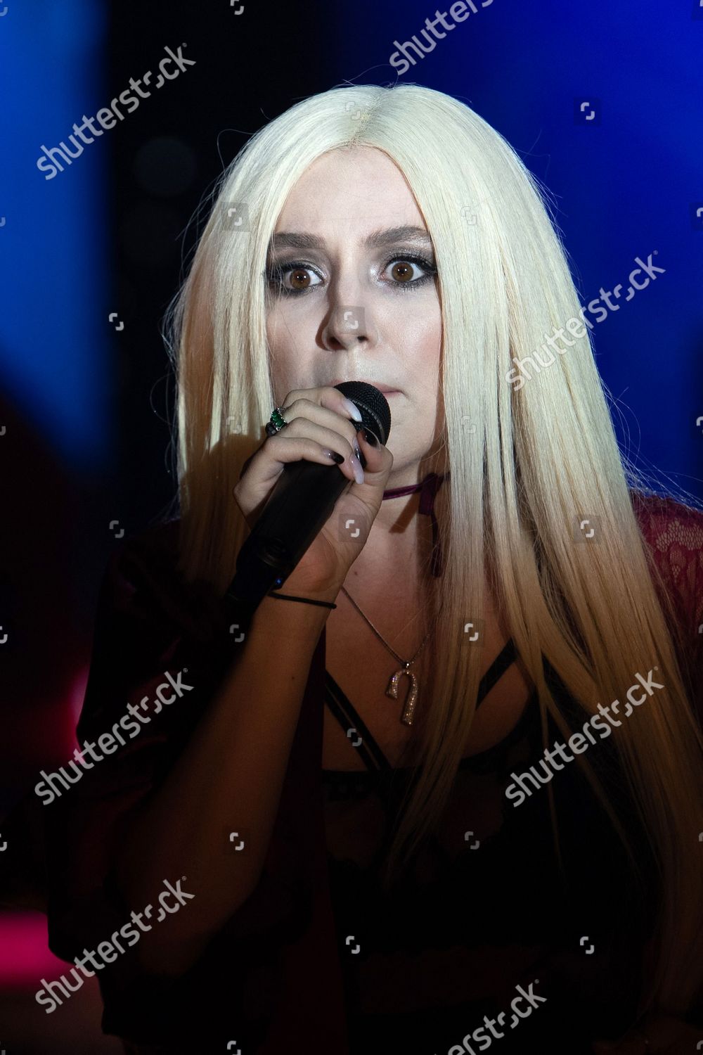 Ava Max Performing On Runway During Editorial Stock Photo - Stock Image ...